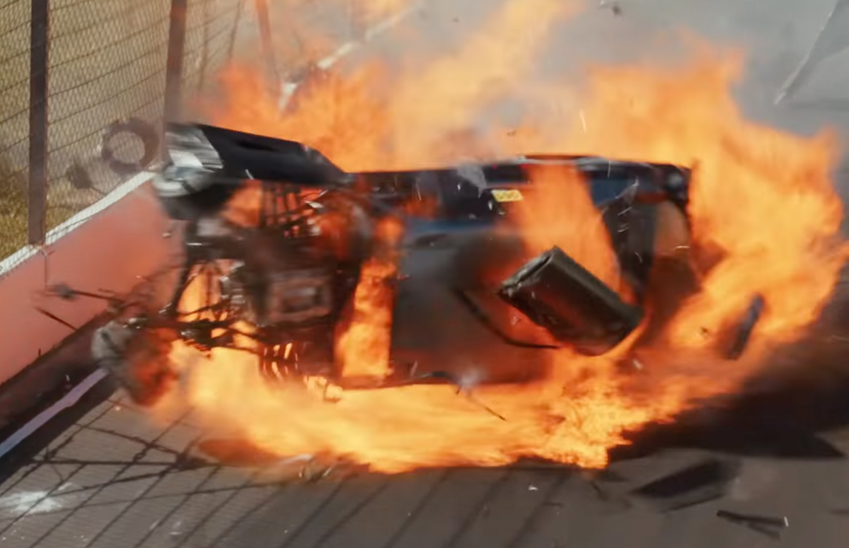 Brazilian Drag Racer Unhurt In Wild, Fiery Crash