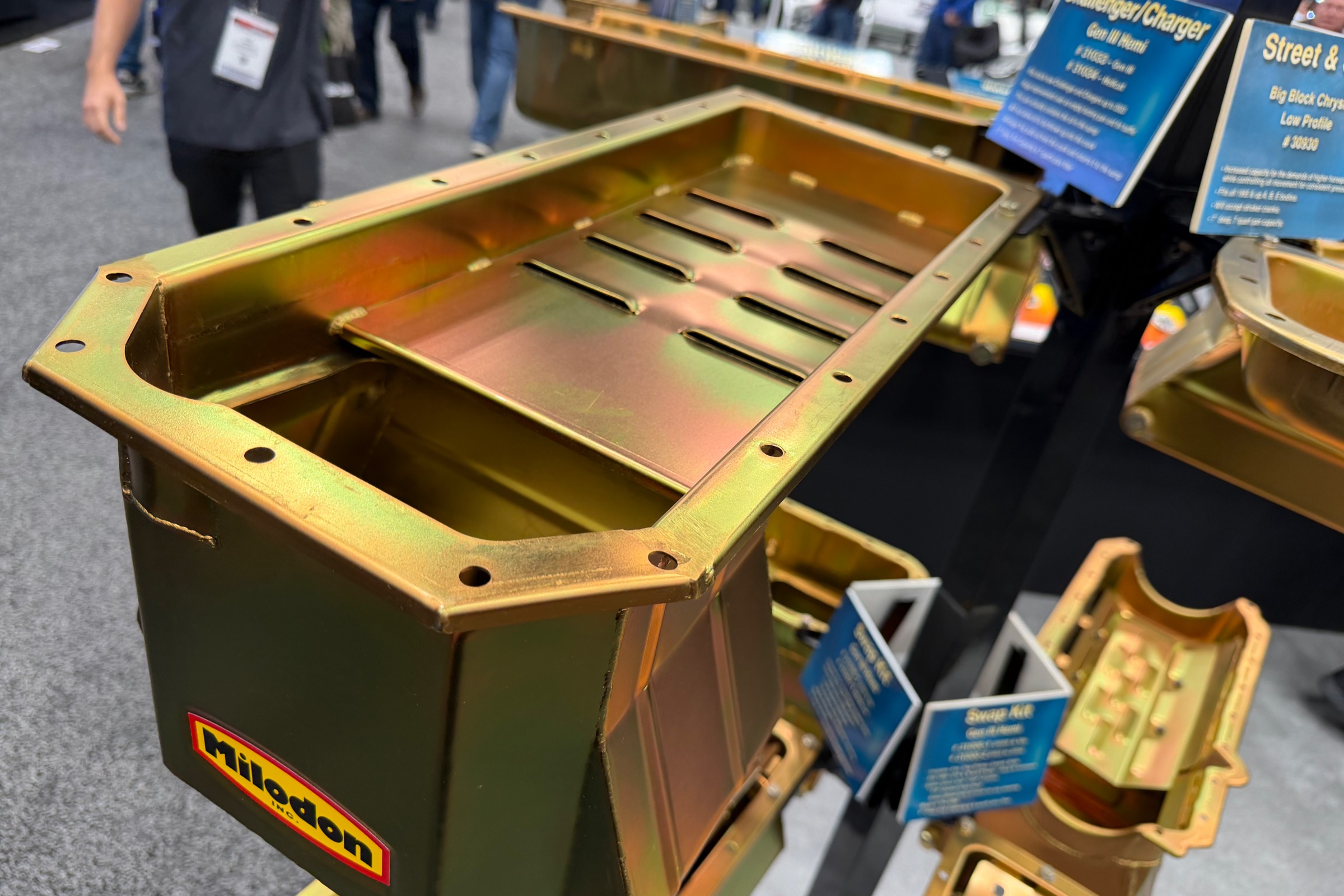 PRI 2025: Milodon Gen 3 Hemi Oil Pan Stops High RPM Blowby