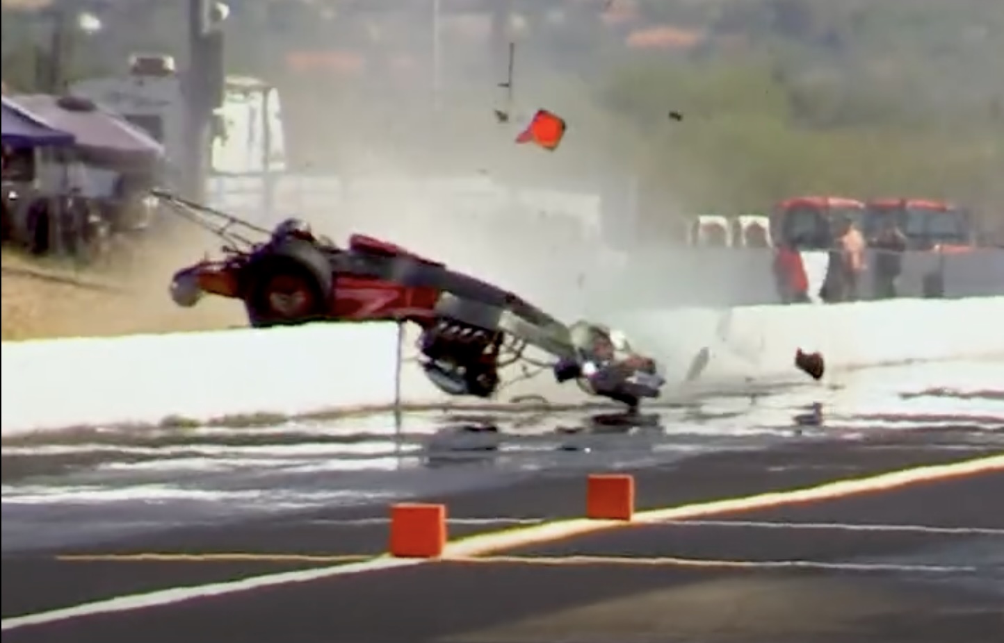 Fuel Altered Racer Kyle Hough Injured In Scary Tucson Crash