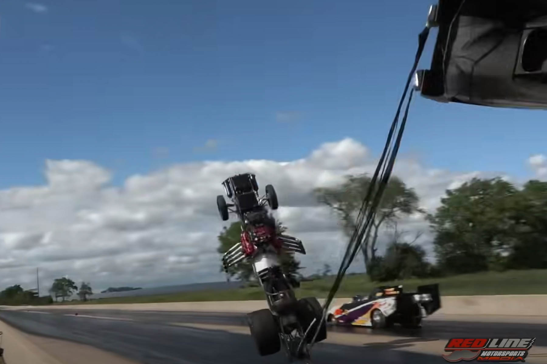 Luke Furr's Wild Ride At Funny Car Chaos Event